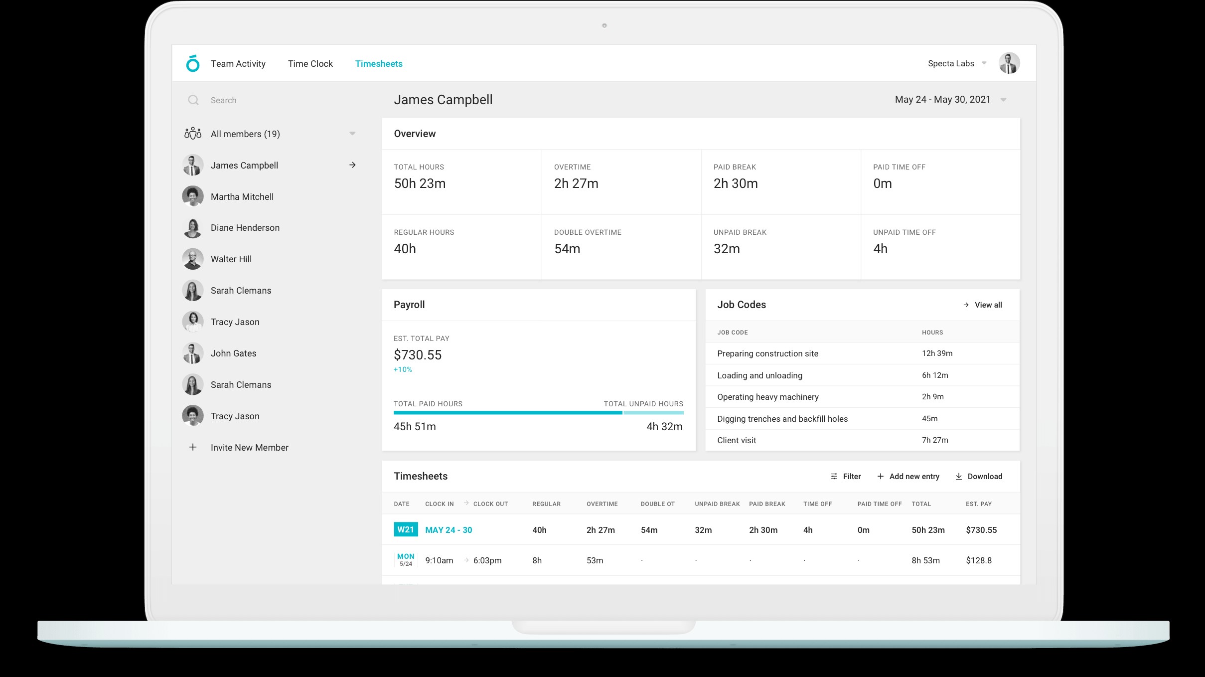 Atto: Timesheet & Time Tracking Software